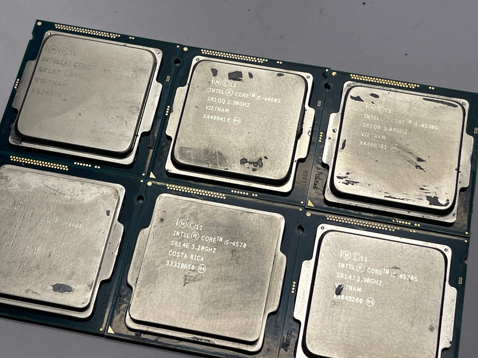 Lot of 6 Intel Core i5 4th Generation CPU Processor i5-4570S, i5-4590S ...
