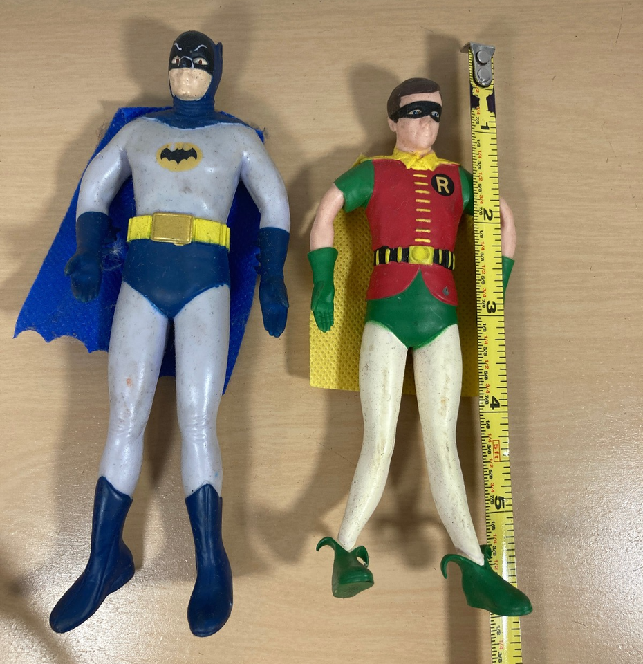NJ Croce Batman Classic TV Batman and Robin Bendable Figure Set ...