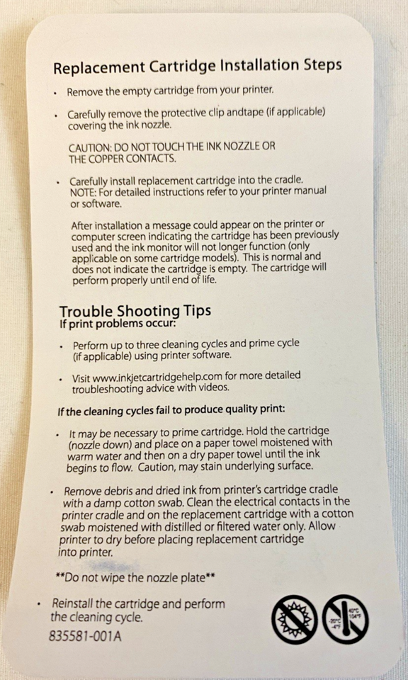 HP 60XL Tri-Color Ink Cartridge Compatible for DeskJet & Photosmart ...