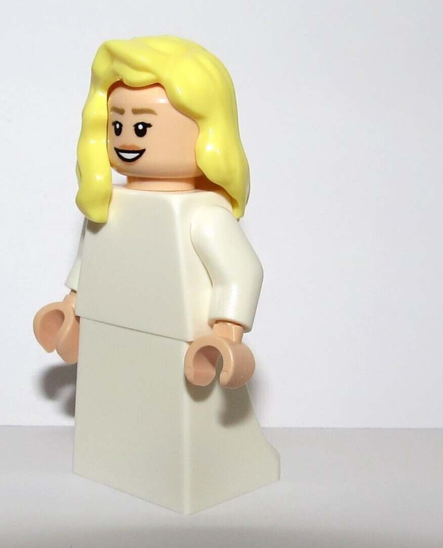 Lego Bride Bridesmaid Minifigure Flesh Reversible Head Blonde Hair ...
