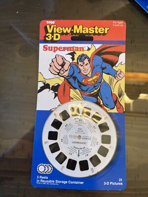 SUPERMAN 1987 Cartoon Favorites DC COMICS 3d View-Master -nip /4A | eBay