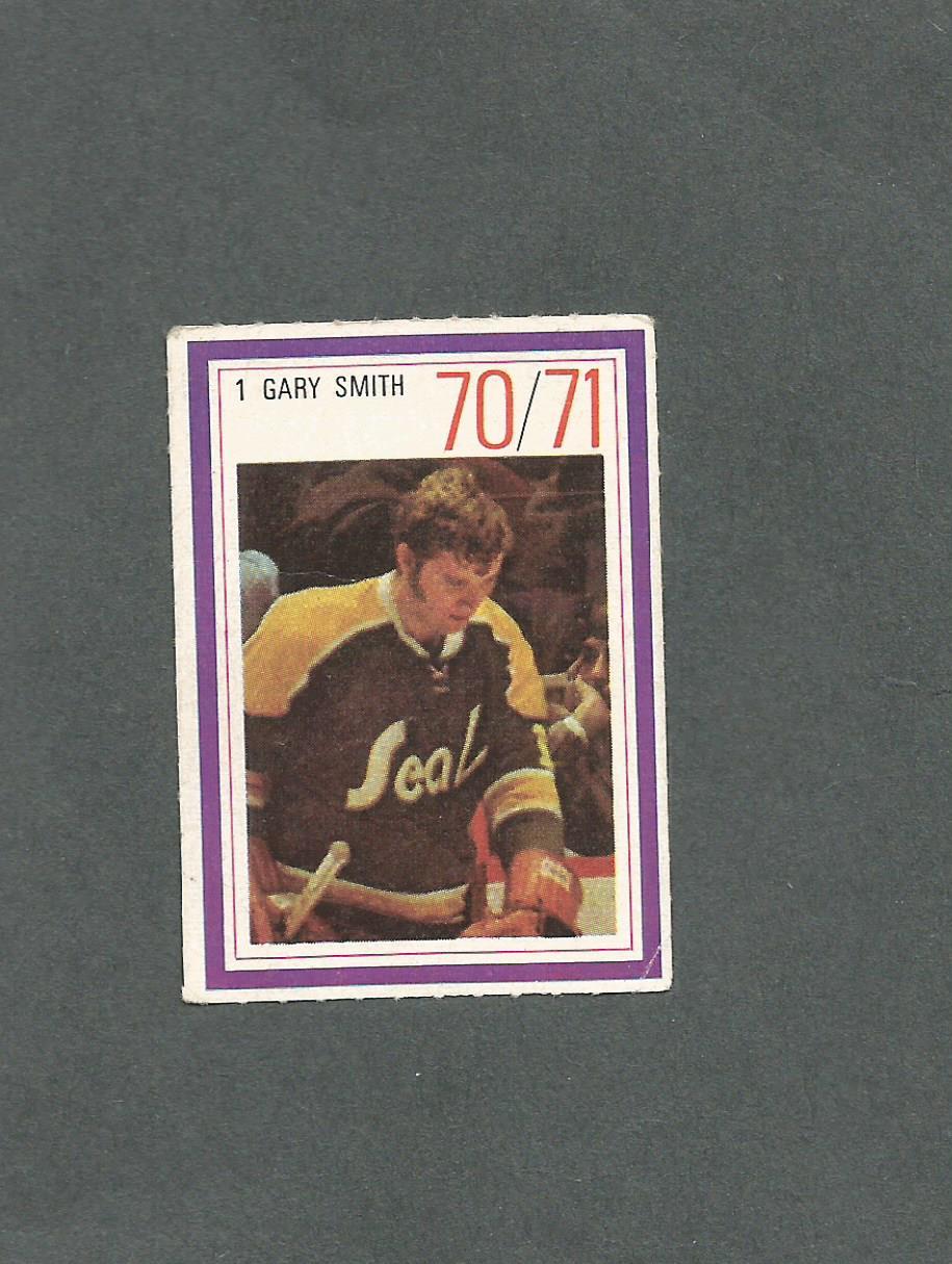 1970-71 Esso Hockey Stamp Gary Smith Goalie California Golden Seals | eBay