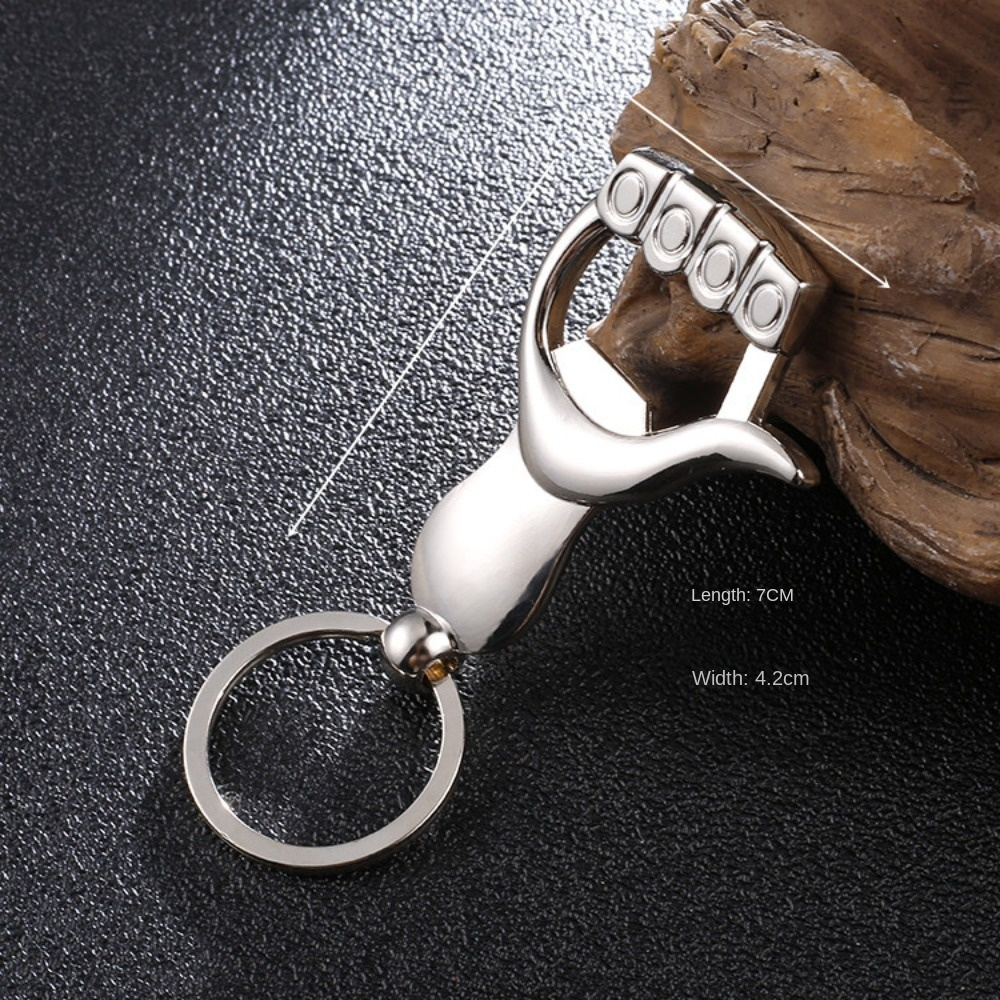 Durable Key Chains Bottle Opener Zinc Alloy Corkscrews Openers Keychain ...