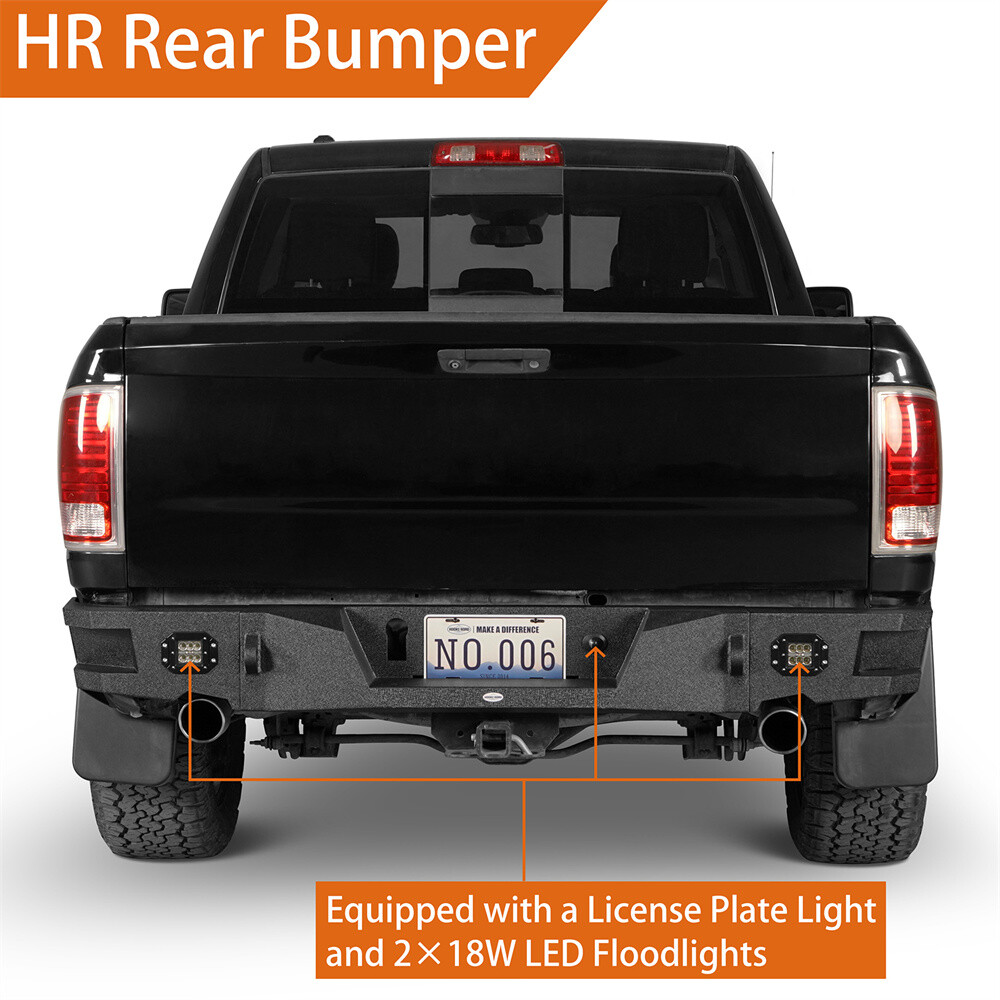 Front Bumpers Or Rear Back Bumper Fit 2013-2018 Dodge Ram 1500/2019 ...