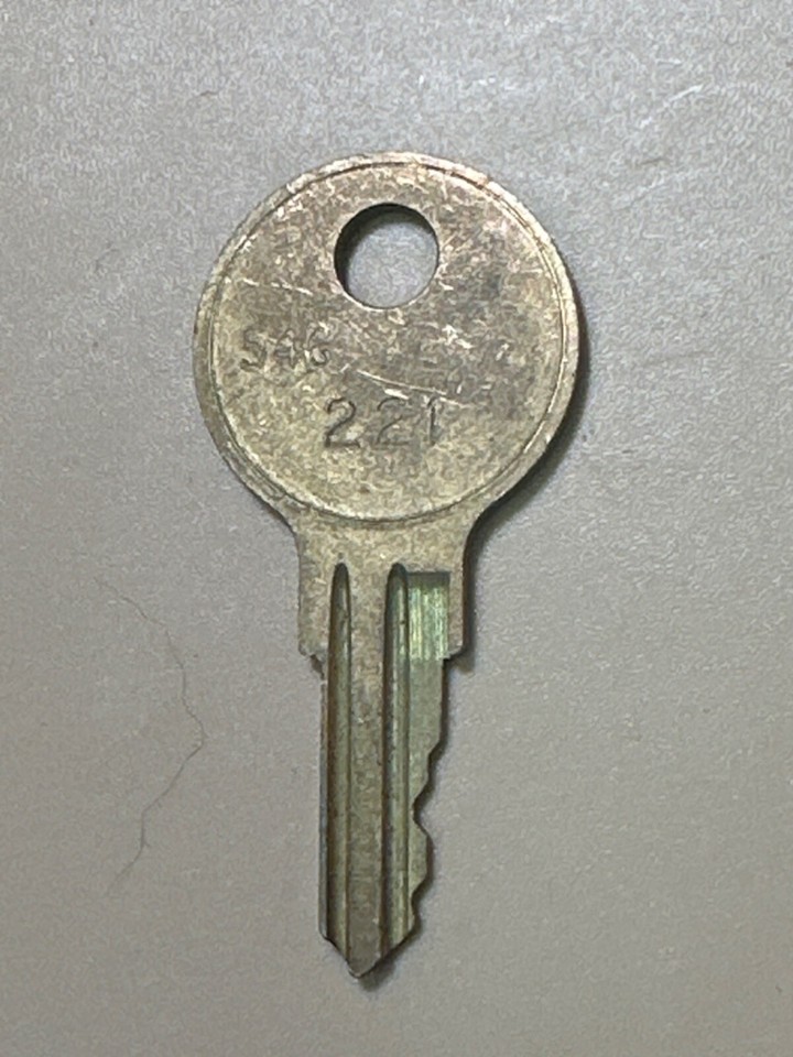 Vintage Factory FORT LOCK Key #221 | eBay