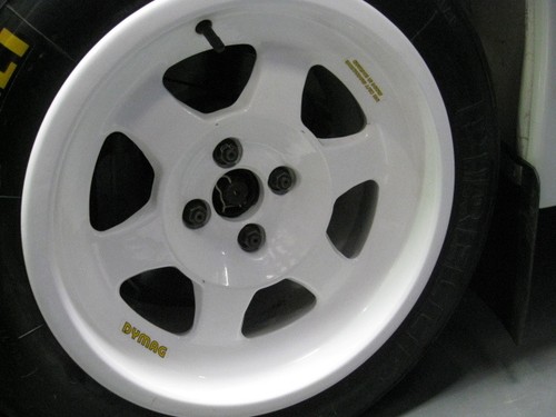 DYMAG WHEEL DECALS, YELLOW STICKERS, METRO 6R4, RALLY, GROUP B ...
