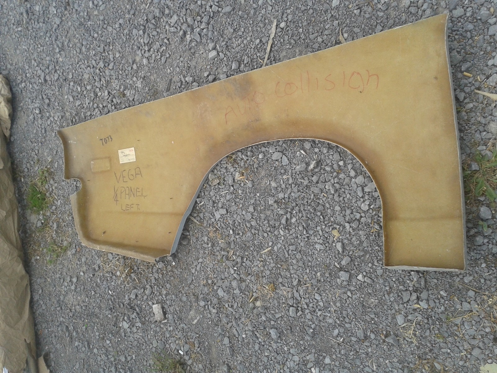 71 72 73 74 75 76 77 Chevrolet Vega SHOWCARS Quarter Panel Left Rear ...