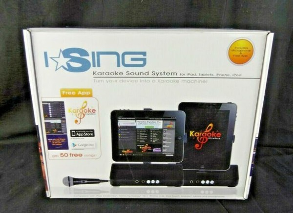 Vivitar ISK IPD Ising Karaoke Machine Sound System W Microphone for ...