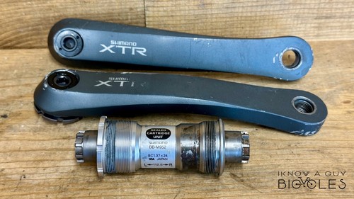 Shimano XTR FC-M952 Crankset 175mm MTB Octalink V1 9-Speed w/ Bottom ...