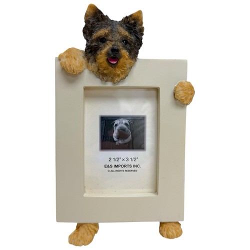 E&S Imports Pets Yorkshire Terrier Yorkie Puppycut 2.5 X 3.5” Resin ...