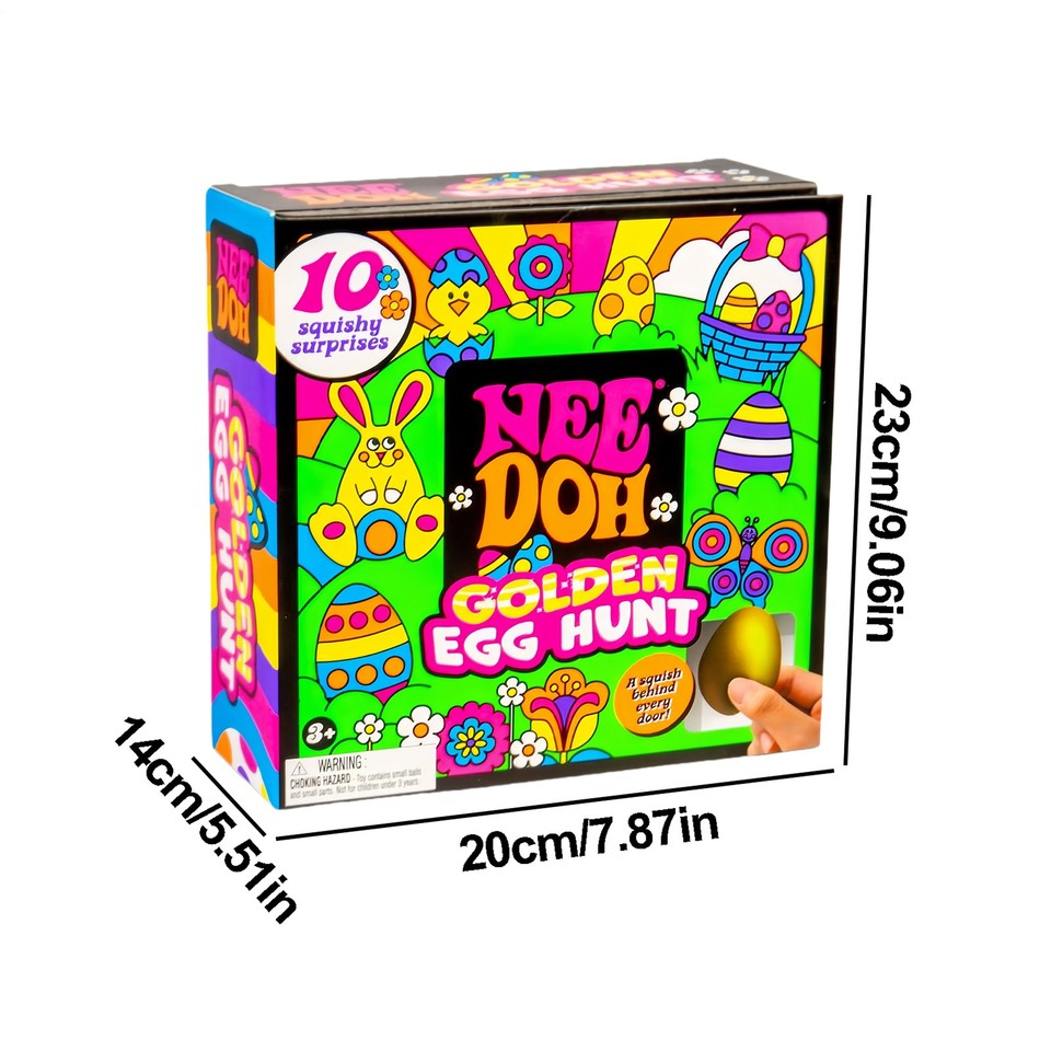 Nee Doh Easter Desk Decor Golden Egg Hunt Game Holiday Collectibles | eBay