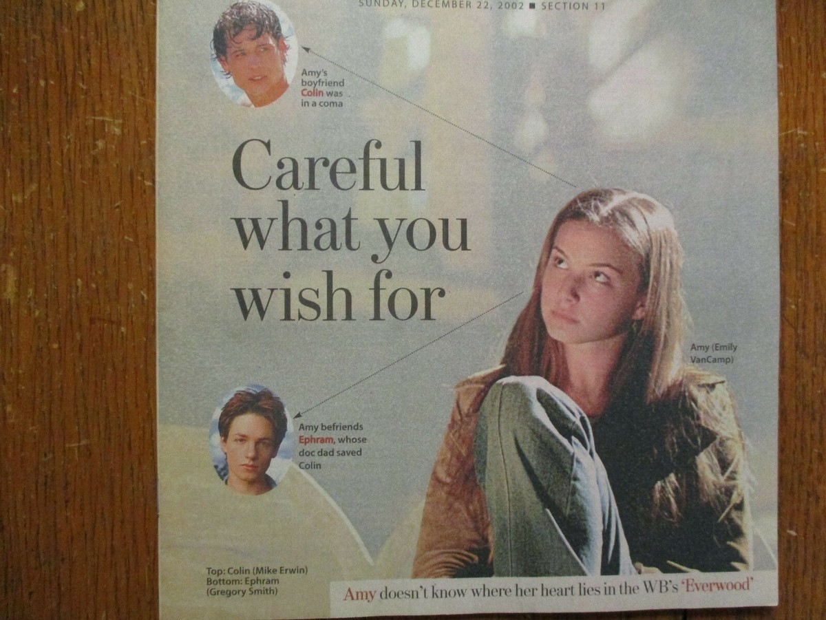 Emily Vancamp Et Gregory Smith Gregory Smith Of TV's Everwood Shares