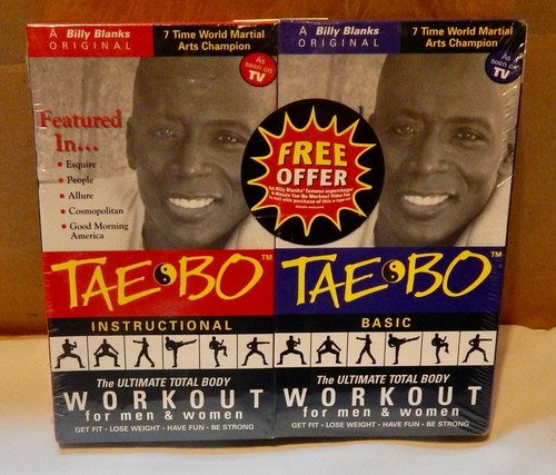 Tae Bo Workout 2 Pack VHS Instructional & Basic Billy Blanks 1998 ...