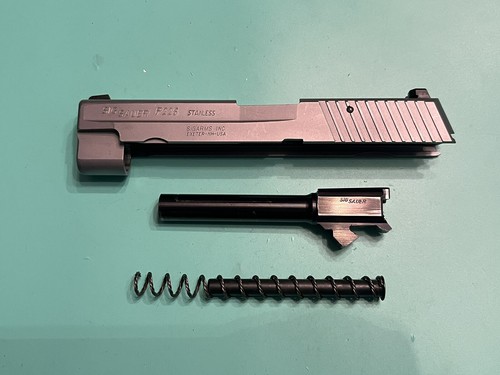 USED OEM SIG SAUER P226 COMPLETE STAINLESS SLIDE BARREL SPRING .40 CAL ...