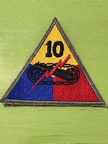 US Army 10th Armored Tank Division Battalion Patch | eBay