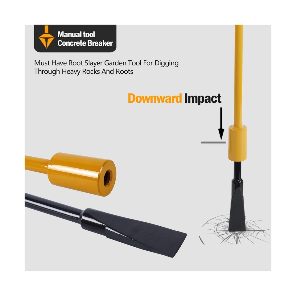 Root Cutting Tool, Hole Digging Tool, Tamping Bars, Garden Remover Tool for B... | eBay