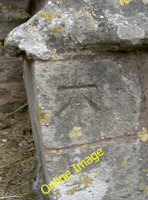 Photo 12x8 Ubley church benchmark A cutmark, as listed in the Benchmark ...