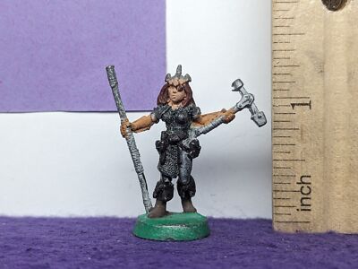 Ral Partha 11-002 (b) Cleric Female Metal Miniature Fantasy | eBay