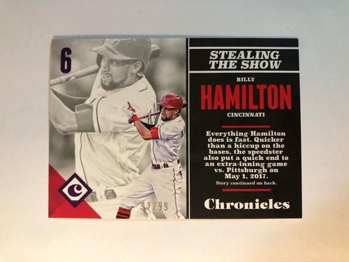 2017 Panini Chronicles Purple /99 Billy Hamilton #68 | eBay