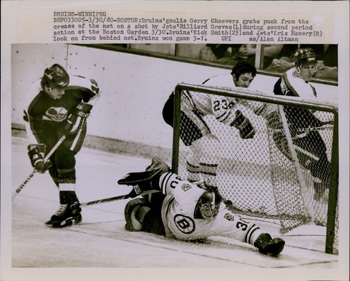 LG851 1980 Original Alan Altman Photo GERRY CHEEVERS Boston Bruins ...