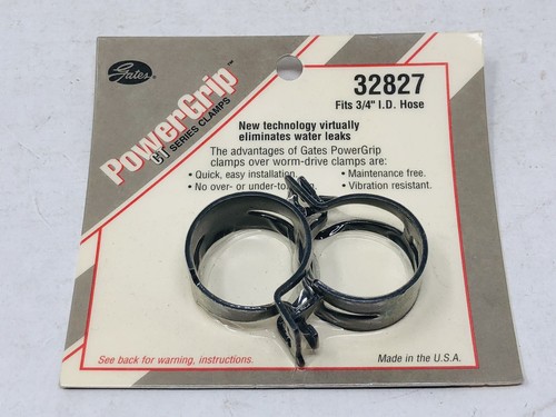 Gates PowerGrip CT Series Clamps Fits 3/4" Inch ID Hose (32827) Made In ...