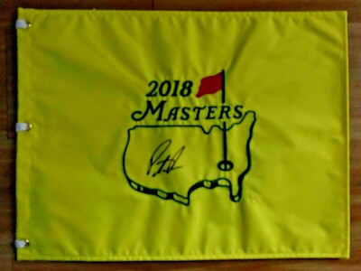 2018 Masters Flag signed by Patrick Reed. | eBay