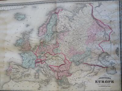 Pre-1900 - Italy 1879 Fine Detailed Lithograph City