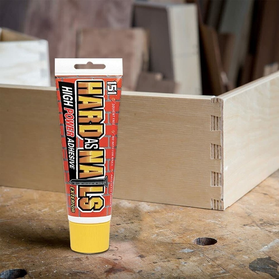 HARD AS NAILS GRAB ADHESIVE GLUE EXTERIOR NO MORE NAILS HIGH POWER 180ML NEW 5050375010857 | eBay UK