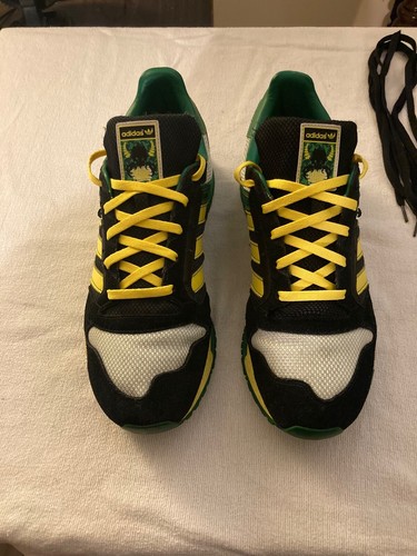 Adidas ZX600 CLAW, US Men's size 12, Black, Green, Yellow, Sneakers ...