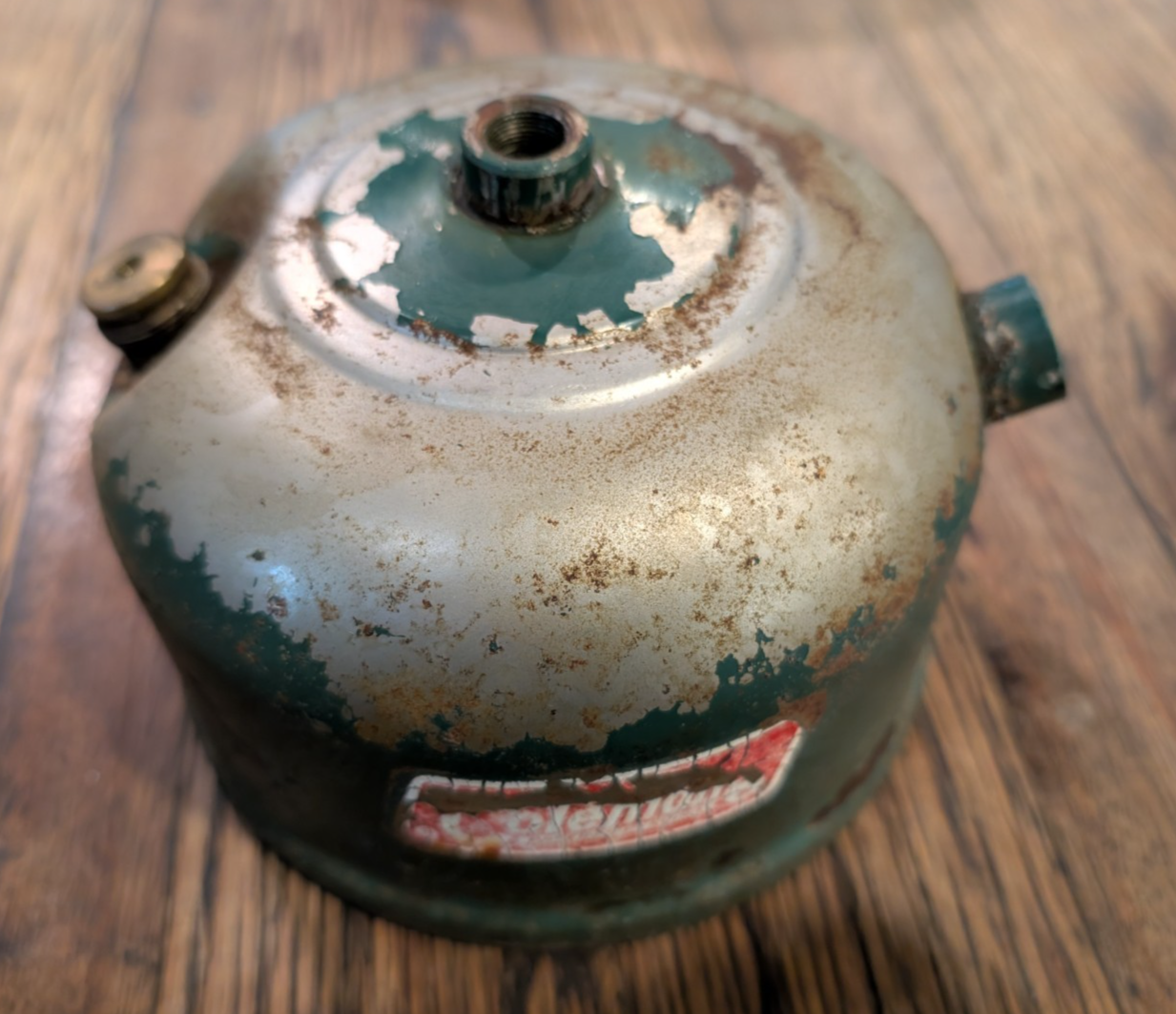 Vintage Coleman Model 220F 228F Lantern Fuel Tank Sunrise 8/67 | eBay