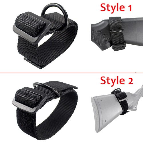 Tactical Heavy Duty Rifle Shotgun Buttstock Gun Sling Straps Adapter ...