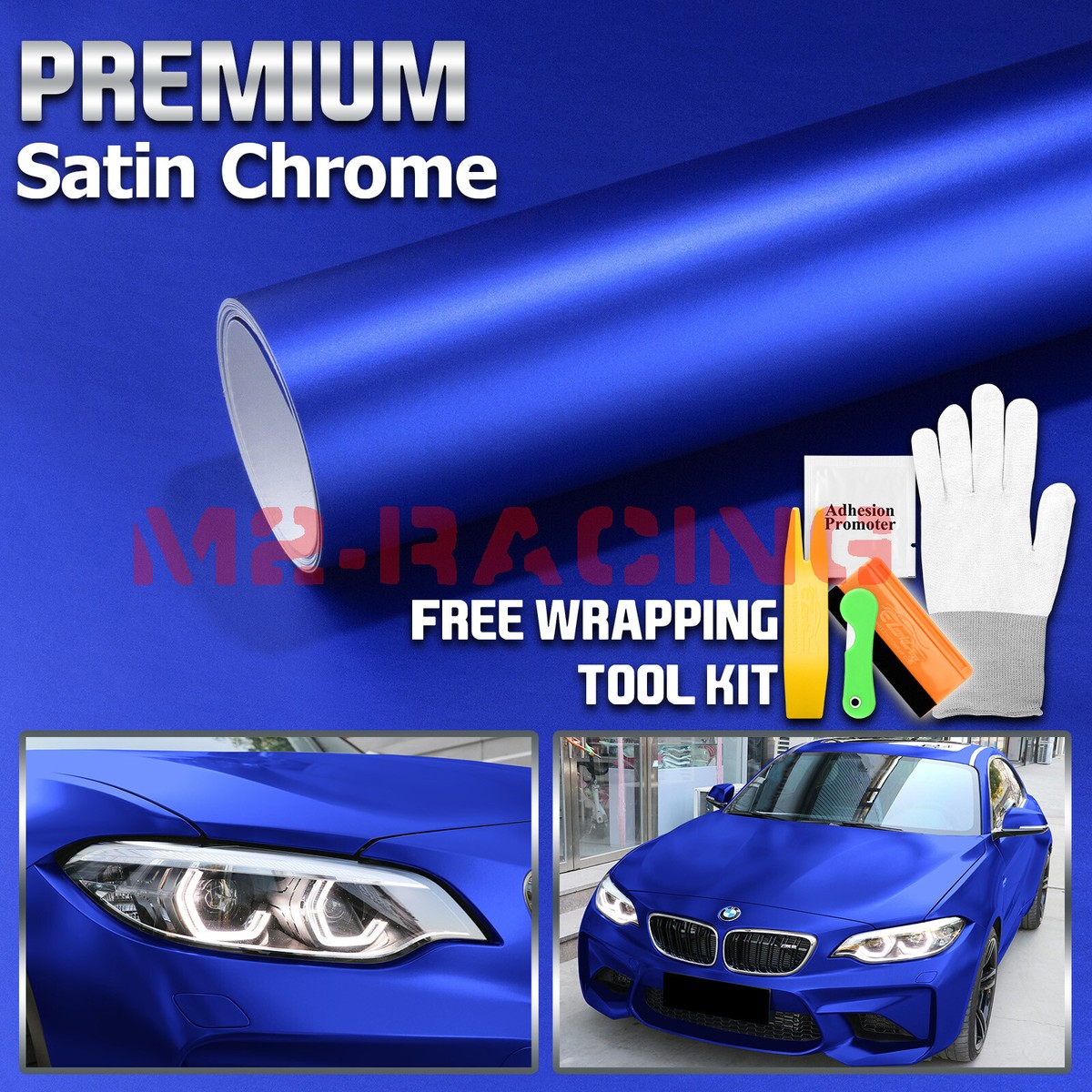 Matte Metallic Blue Car Paint