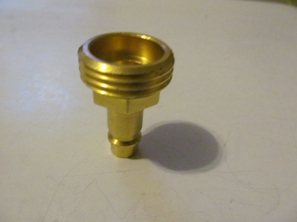 Brass Quick Connect Adapter 3/4" Garden Hose Spray Port Outlet & Spray ...
