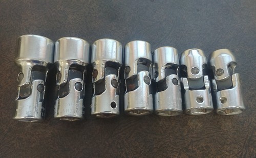 *MADE IN USA* Proto Challenger 3/8" Drive 7 Pc. Swivel Socket Set 3/8 ...