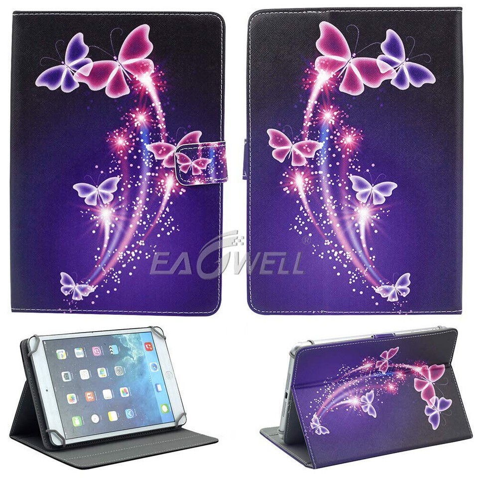 For Amazon Kindle Fire HD 7 8 10 Tablet 2019 Universal Print Leather ...