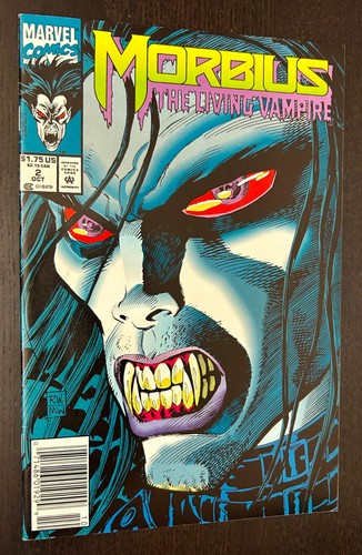 MORBIUS #2 (Marvel Comics 1992) -- Horror -- NEWSSTAND VARIANT -- VF | eBay