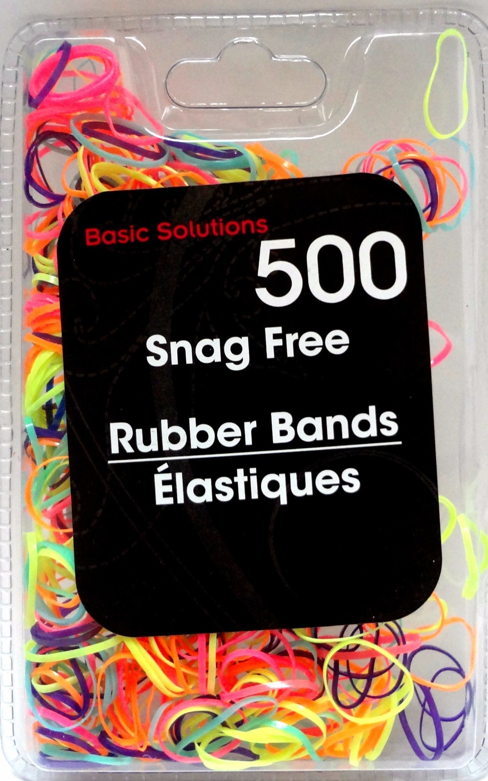 New ~ 500 Poly Snag Free Braiding Elastics Small Rubber Hair Bands ...