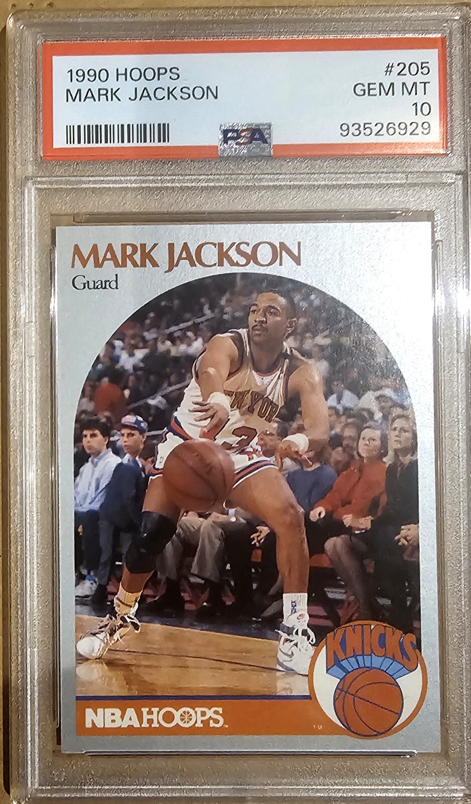 Mark Jackson 1990 Hoops #205 Base (Menendez Brothers in Background ...