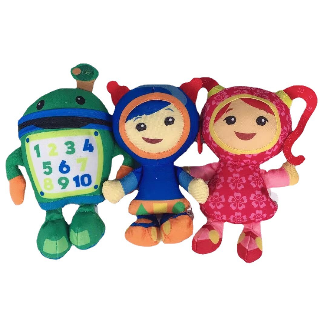 Milli Team Umizoomi Party Team Umizoomi Bean Plush 3 Pack, Kids Toys