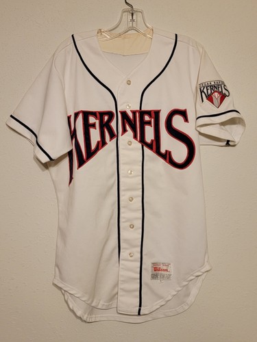 1995 Cedar Rapids Kernels Midwest Minor League Baseball Game Used Home ...