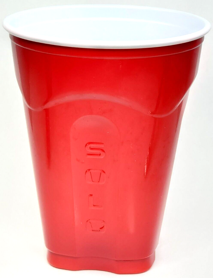 100 Pack - SOLO Cups 9 Ounce RED Solo Cups SQUARED BASE Party Cups (x ...