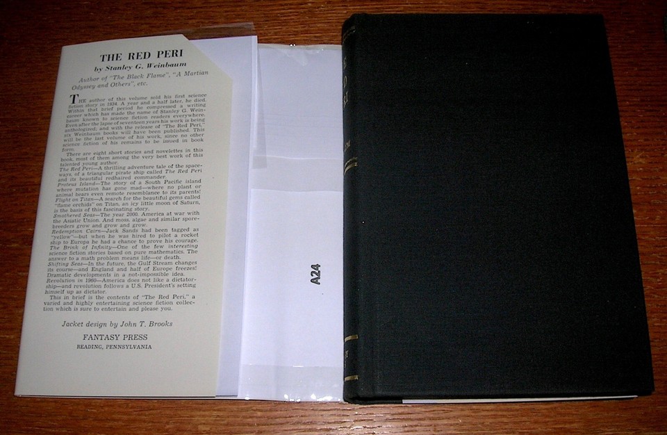 THE RED PERI STANLEY G. WEINBAUM 1ST ED. FANTASY PRESS | eBay