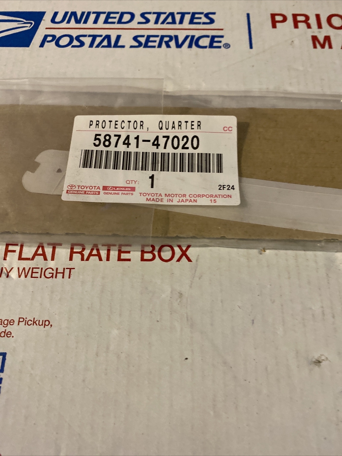 Genuine Toyota Quarter Panel Protector Film Sticker 58741-47020 OEM for ...