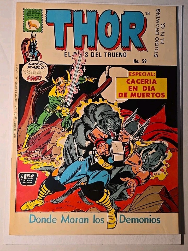 Thor 55 56 57 58 59 La Prensa 7 Spanish Mexican Mexico HNG File Copy ...
