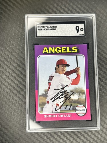 2019 Topps Archives #101 Shohei Ohtani SGC 9 MINT | eBay