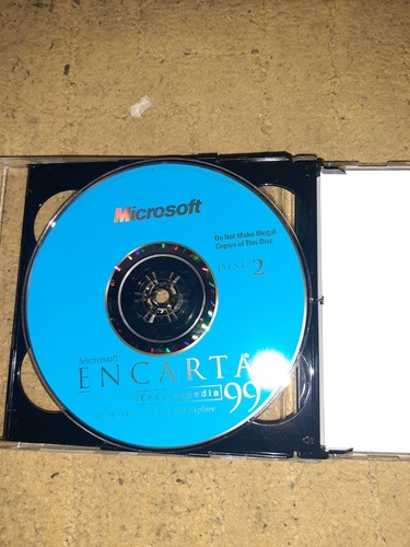 Microsoft Encarta Encyclopedia 99 2 disc - Vintage PC Software | eBay UK