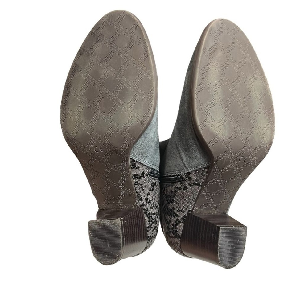 Vionic Naomi Women's Suede Snake-Print Water-Resistant Boots size 8 | eBay