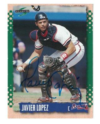 Javier Javy Lopez Signed Autographed 1995 Score Card Atlanta Braves | eBay