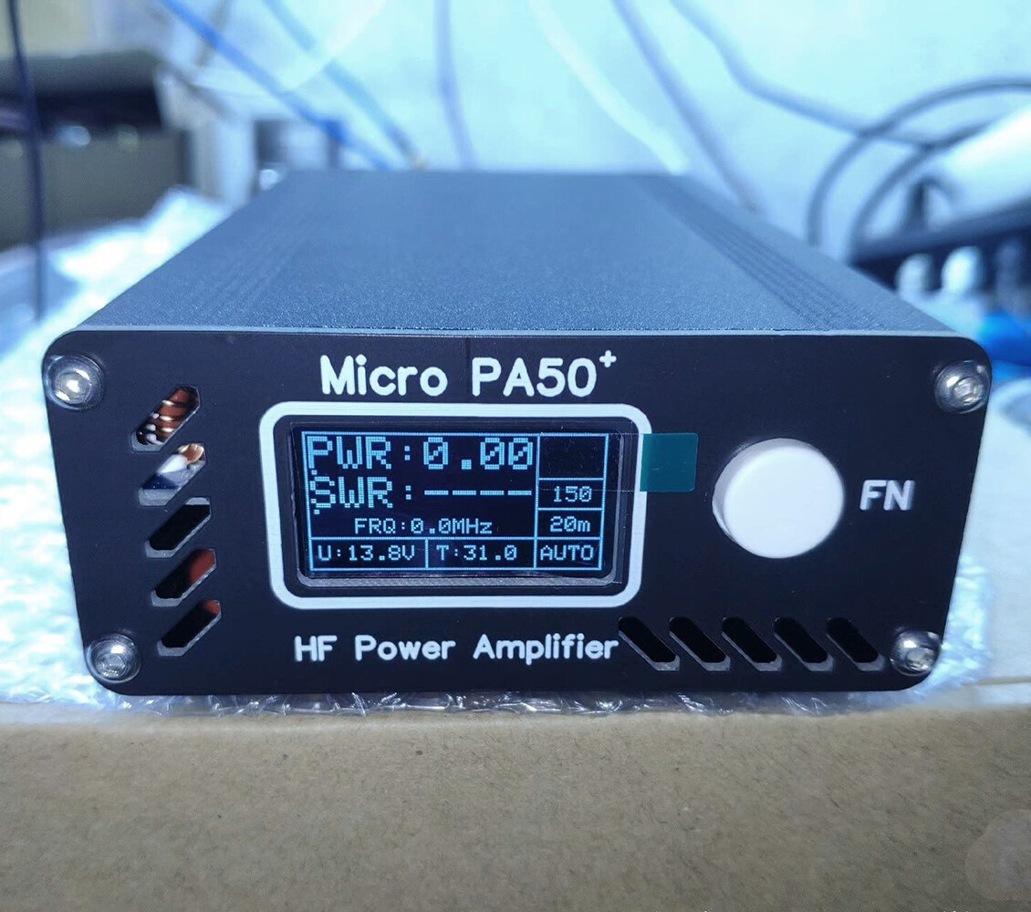 NEW Micro 50W PA50+ Shortwave HF Power Amplifier SWR Meter LPF Filter 1 ...