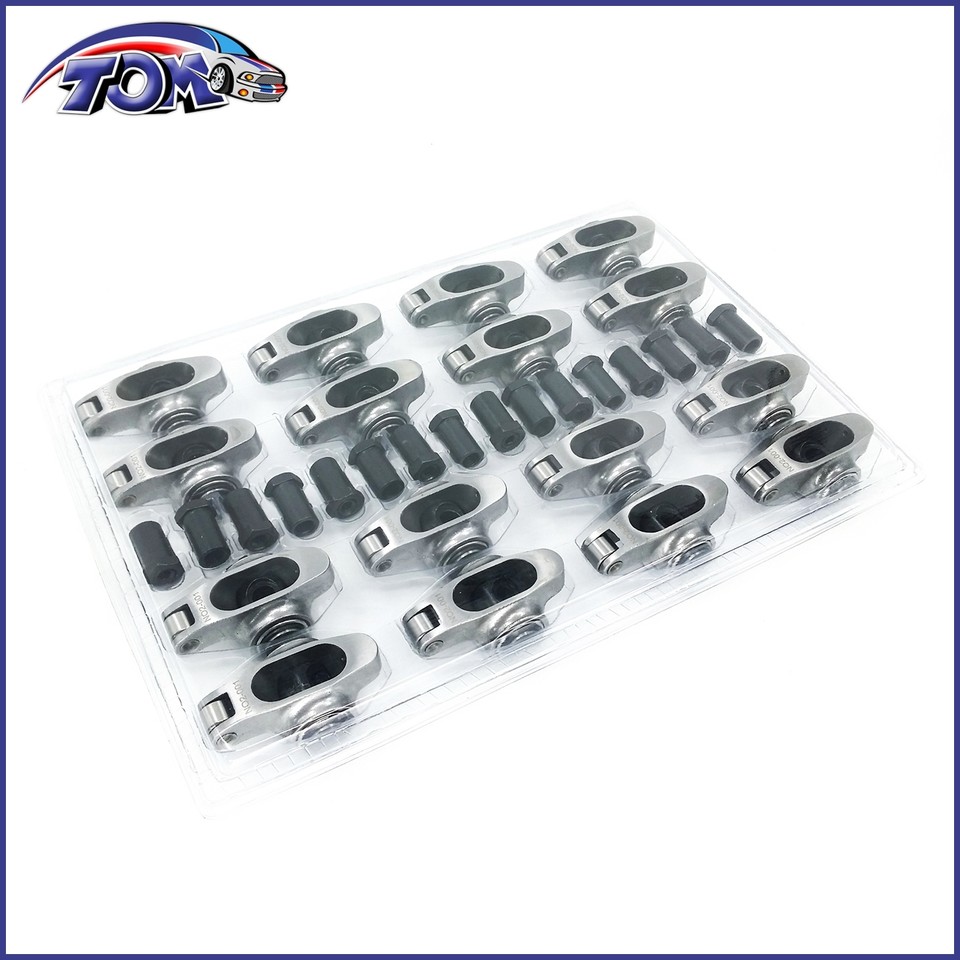 New Small Block Chevy 1.5 3/8 Stainless Steel Roller Rocker Arms Sbc ...